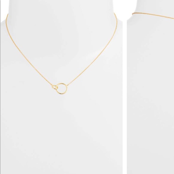 Gorjana | Jewelry | Gorjana Wiltshire Connected Loop Necklace 8 Karat | Poshmark